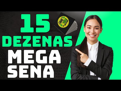 DICA MEGA SENA - FECHAMENTO 15 DEZENAS 100% QUADRA SE ACERTAR 5