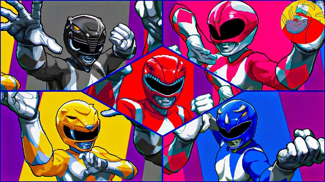 Mighty Morphin Power Rangers: Rita's Rewind ALL POWER RANGERS GAMEPLAY ...