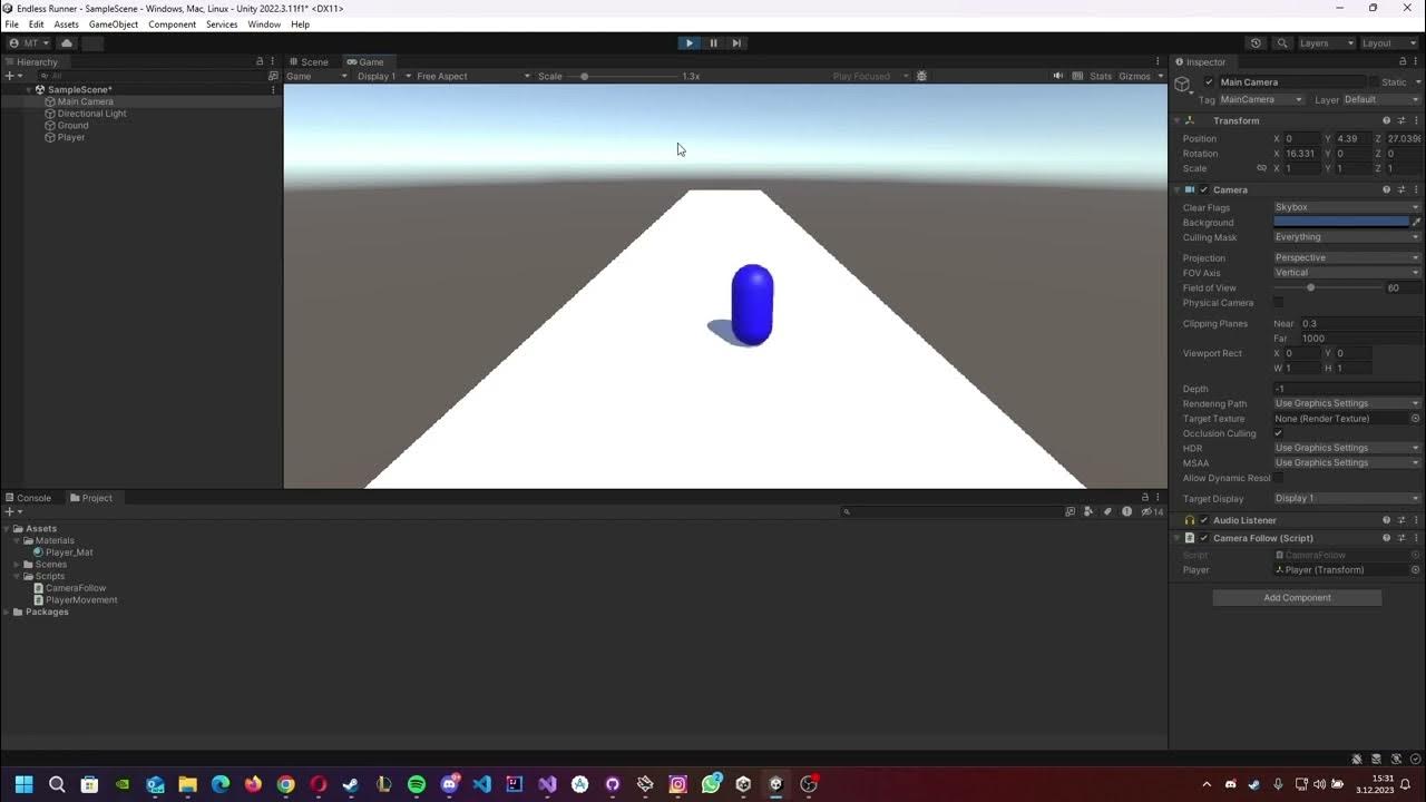Unity 3D Hyper Casual Game Tutorial/Endless Runner - YouTube
