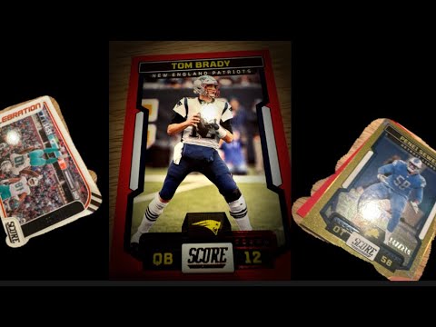 Marky opening up football cards - YouTube