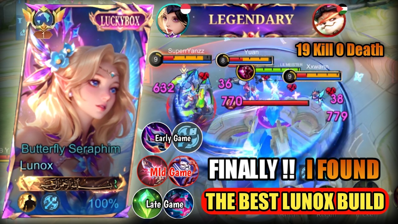 FINALLY!! I FOUND THE BEST LUNOX BUILD AFTER UPDATE 🔥 || LUNOX GAMEPLAY ...