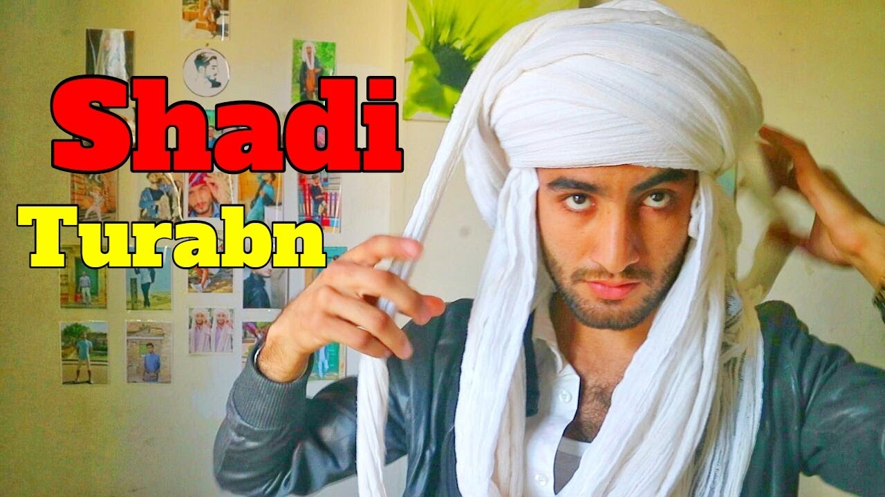 How To Tie Shadi Style Turban Shadi season groom Tutorial | Amaan Ullah ...