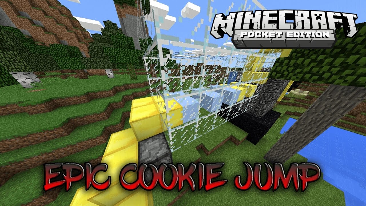Epic Cookie Jump!!! - Minecraft PE Parkour - YouTube