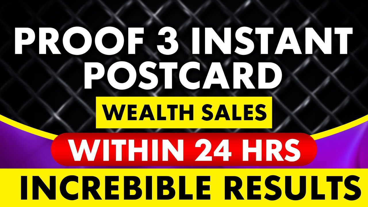 [Instant Postcard Wealth Review] 2020 How Receive Unlimited Pay ...