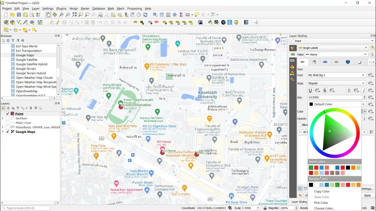 Basic QGIS [Part4] - YouTube