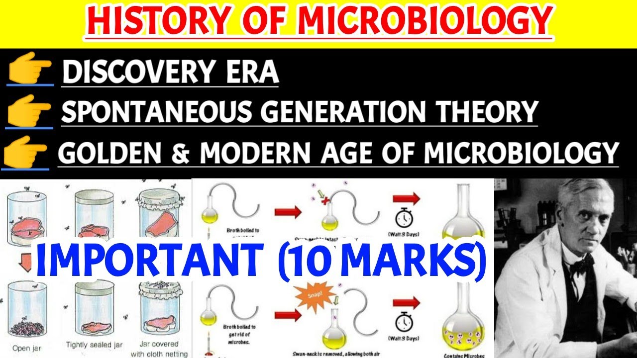History of microbiology || Microbiology unit 1 || Modern age of ...