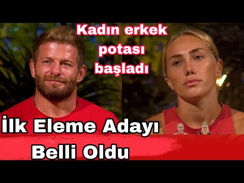 Survivorda İlk Eleme Adayı Kim Oldu Olaylı Konsey Ortalık Karıştı Kadın Erkek Karışık Potalar