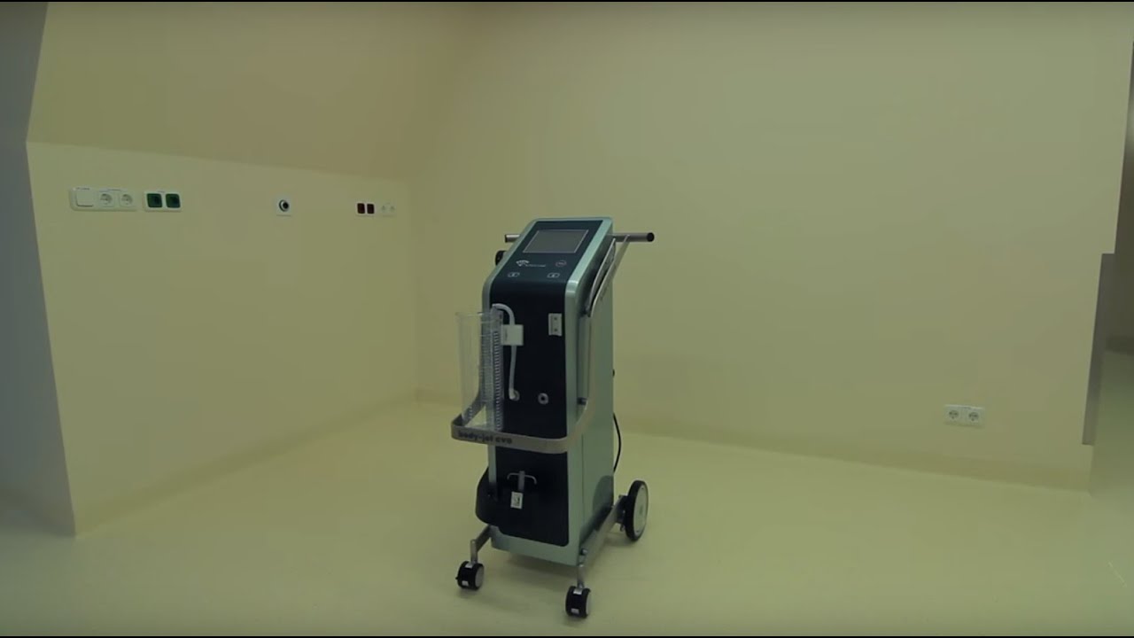 Setting up the Body Jet EVO (Human Med, Germany) - YouTube