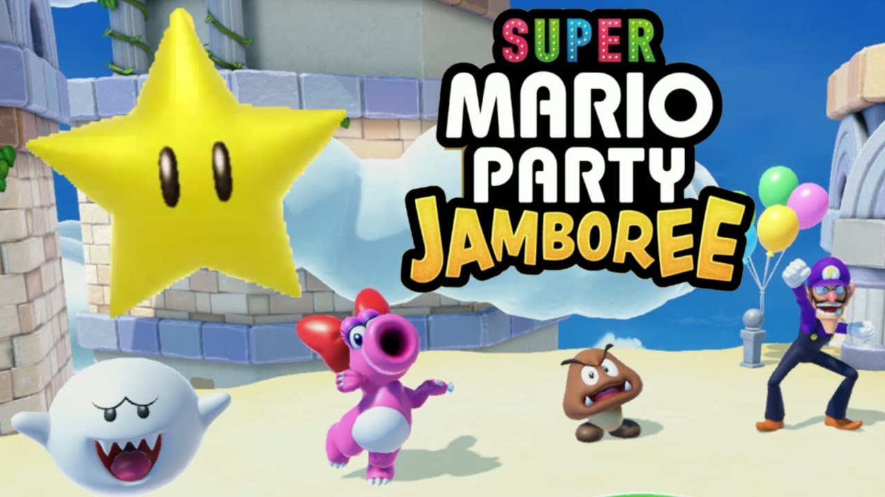 Super Mario Party Jamboree Mario's Rainbow Castle Goomba VS Boo Birdo ...
