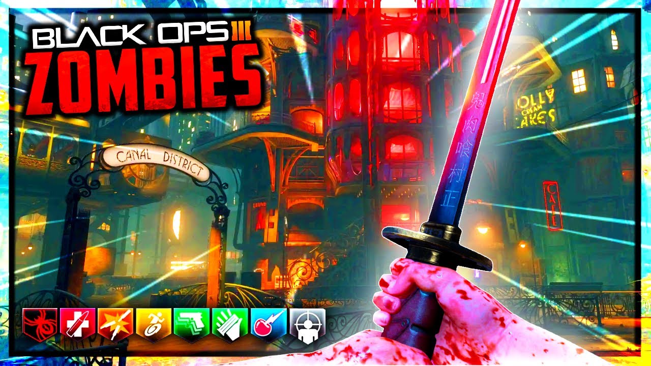 SHADOWS OF EVIL WITH OVERPOWERED GUNS! | Call Of Duty BO3 Zombies SOE ...