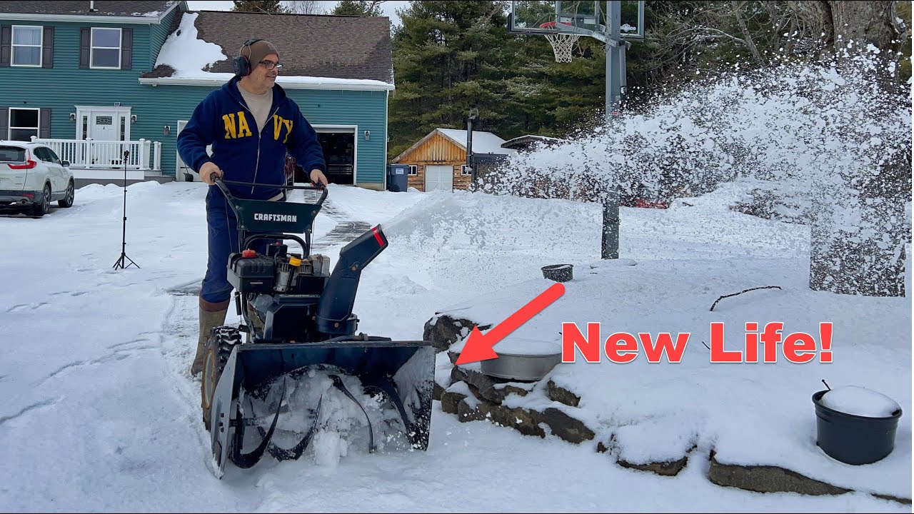 Why did I buy a beat-up and broken snowblower? To fix it - YouTube