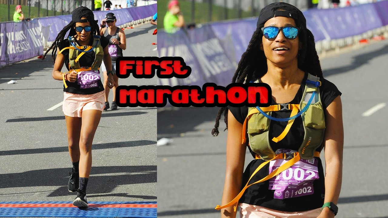 MY FIRST MARATHON | The REAL REASON I started running 1YR ago - YouTube