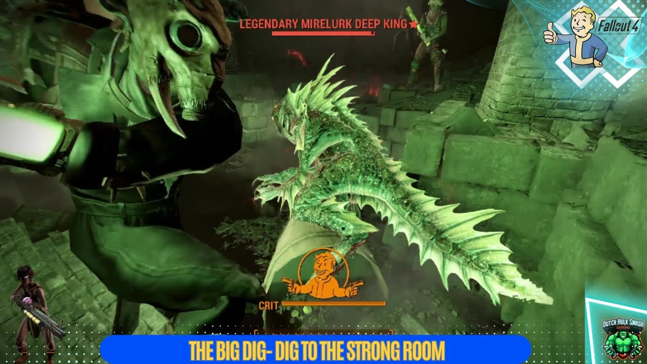 The Big Dig- Dig to the Strong Room in Fallout 4 Next Gen run ...