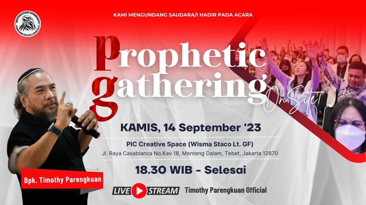 PROPHETIC GATHERING | 14 September 2023 - YouTube