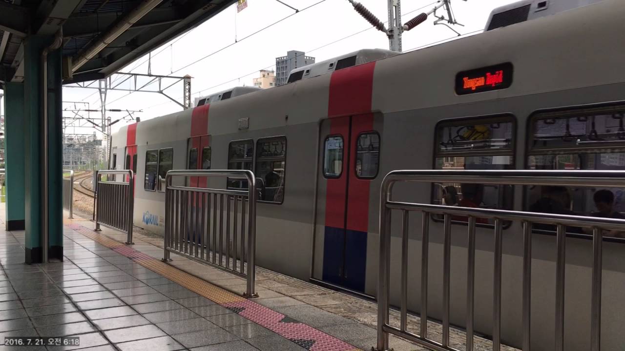 코레일 1호선 - "용산급행" 저항제어 1x64편성 신길역 발차 / Korea Seoul Subway line1.(Korail ...