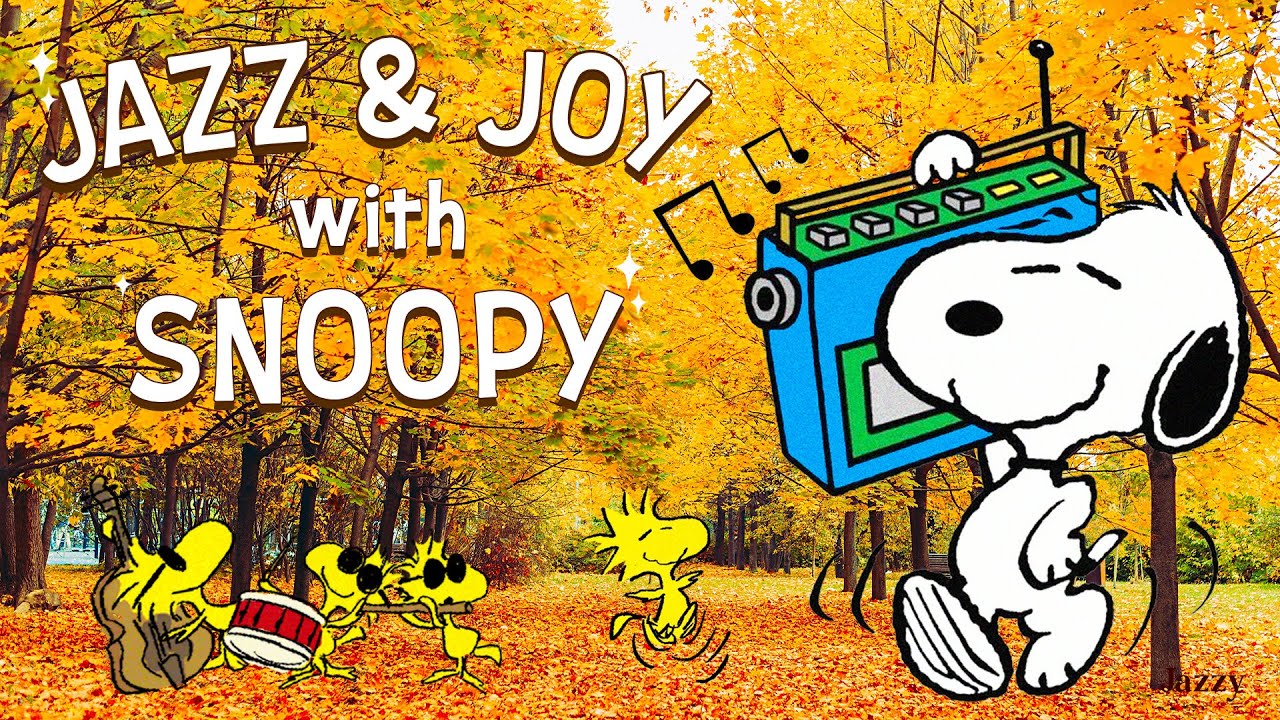 Happy Vibes with Snoopy 🎶☀️| Uplifting Jazz to Make You Smile by Jazzy ...