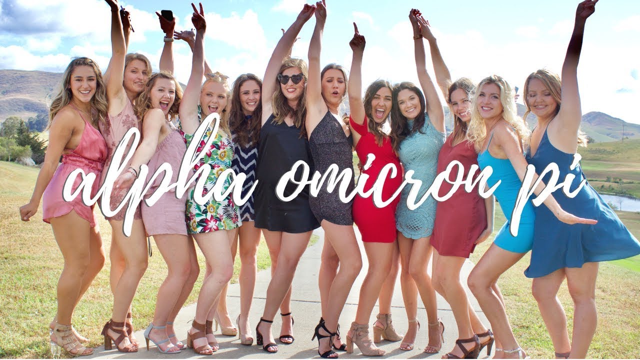 Alpha Omicron Pi Cal Poly SLO | Recruitment 2018 - YouTube