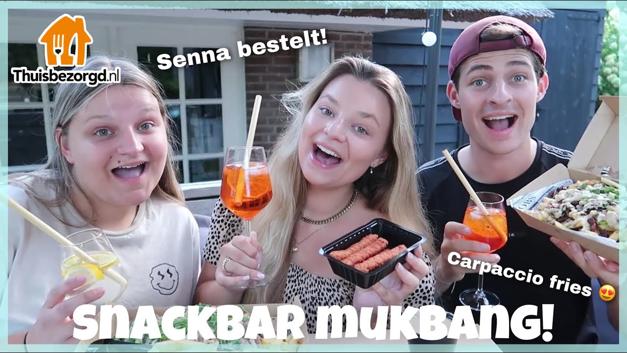 SNACKBAR MUKBANG - ZUSJE BESTELT ONS ETEN?! | Joyce Rikken - YouTube