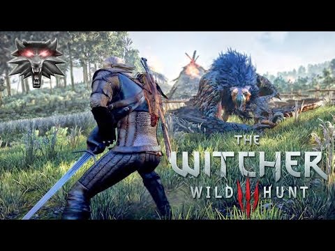 The Witcher 3 Griffin Boss Gameplay
