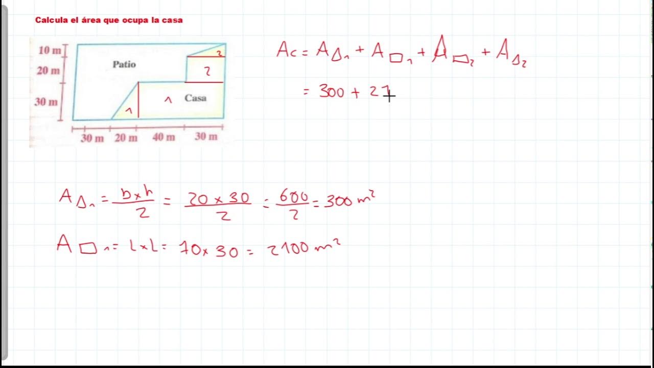 Como calcular el área de una figura con formas irregulares. - YouTube