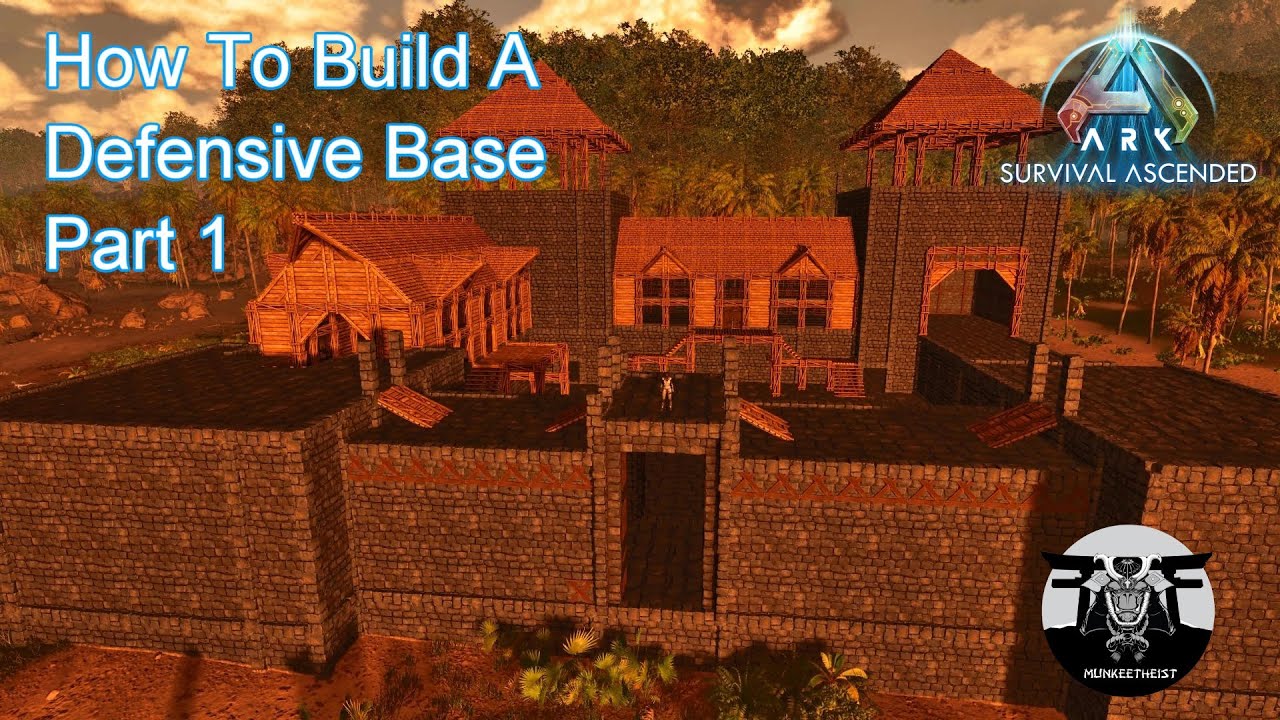 How To Build A Defensive PVE Base | ARK Survival Ascended - Part 1 ...
