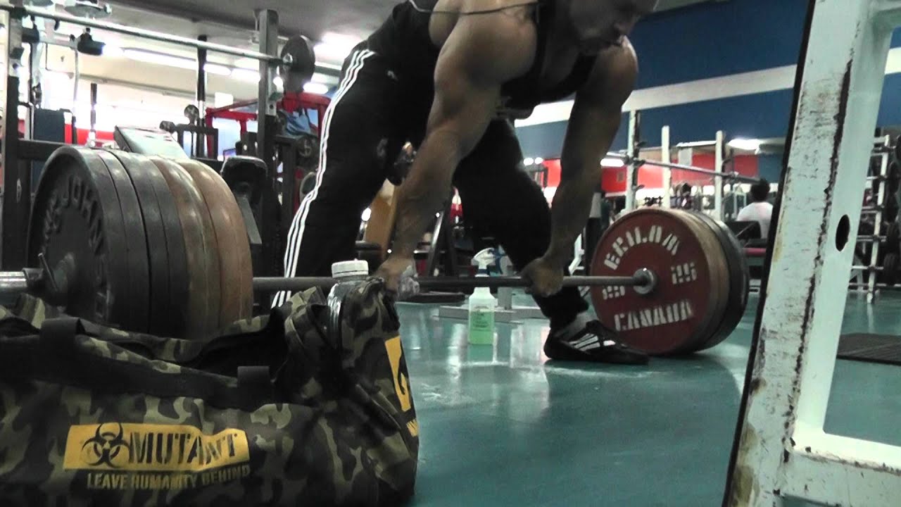 Greg "Mutant IFBB pro" Doucette deadlift 620 for 5 at 201 lbs - YouTube