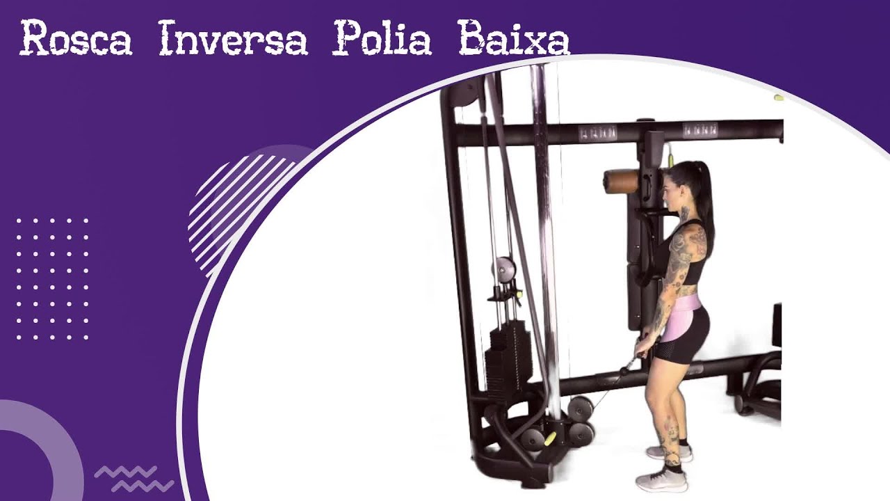 Rosca Inversa Polia Baixa - YouTube