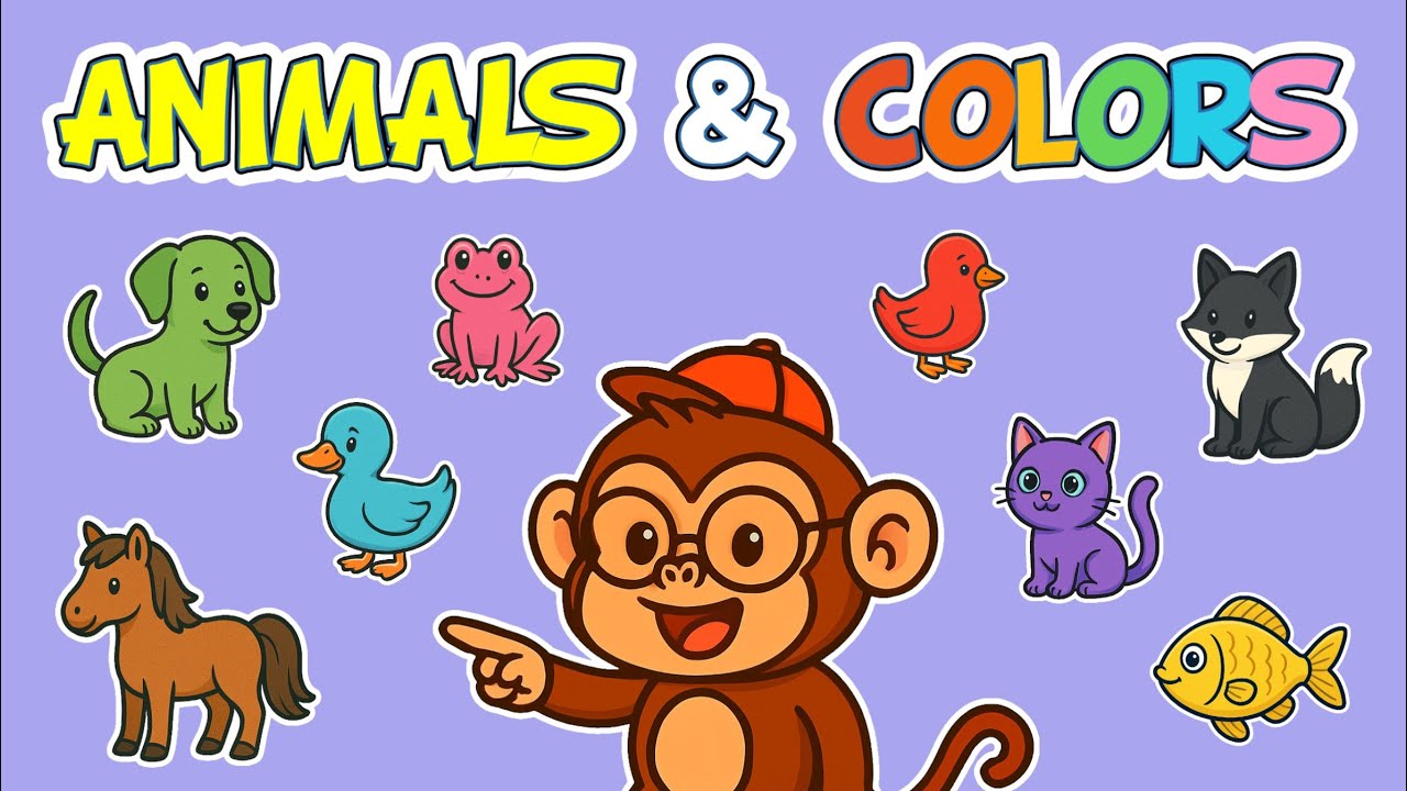 What Do You See? Chant! Learn Animals & Colors 🎶 - YouTube