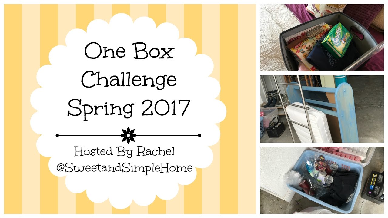One Box Challenge || Spring 2017 - YouTube