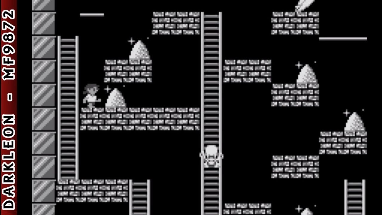 WonderSwan - Lode Runner for WonderSwan © 2000 Banpresto - Gameplay ...