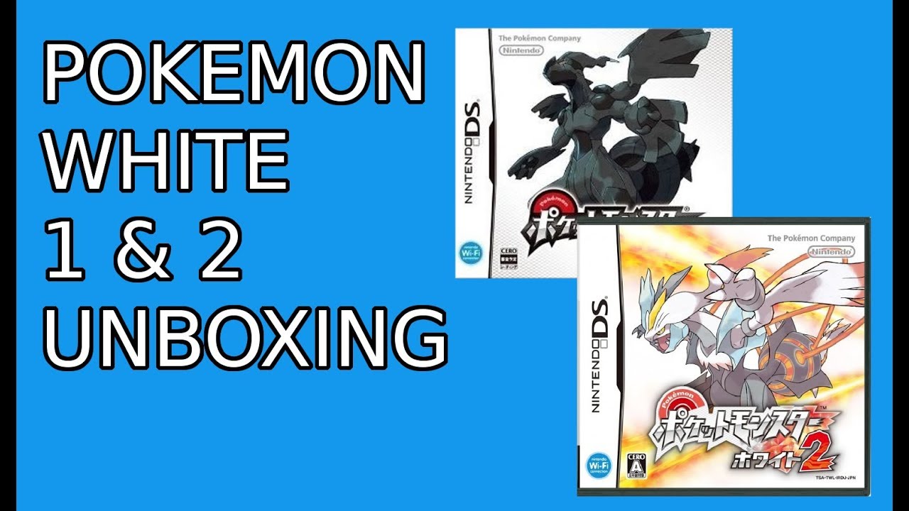 UNBOXING Pokemon White 1 & 2 PL (NDS) - YouTube