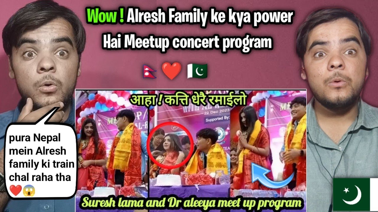 Pakistani Reaction Alresh family meetup concert program video | Suresh ...