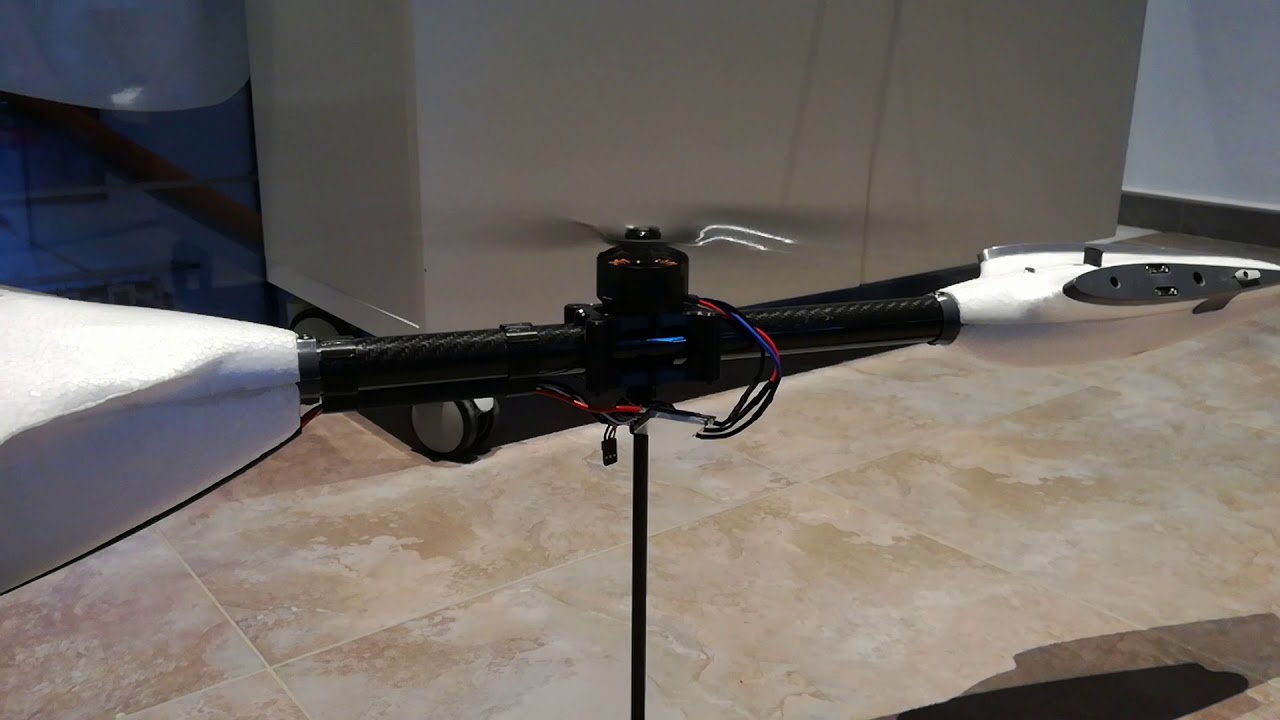 MFD Nimbus 1800 VTOL Conversion: Brake ON for rear motor - YouTube