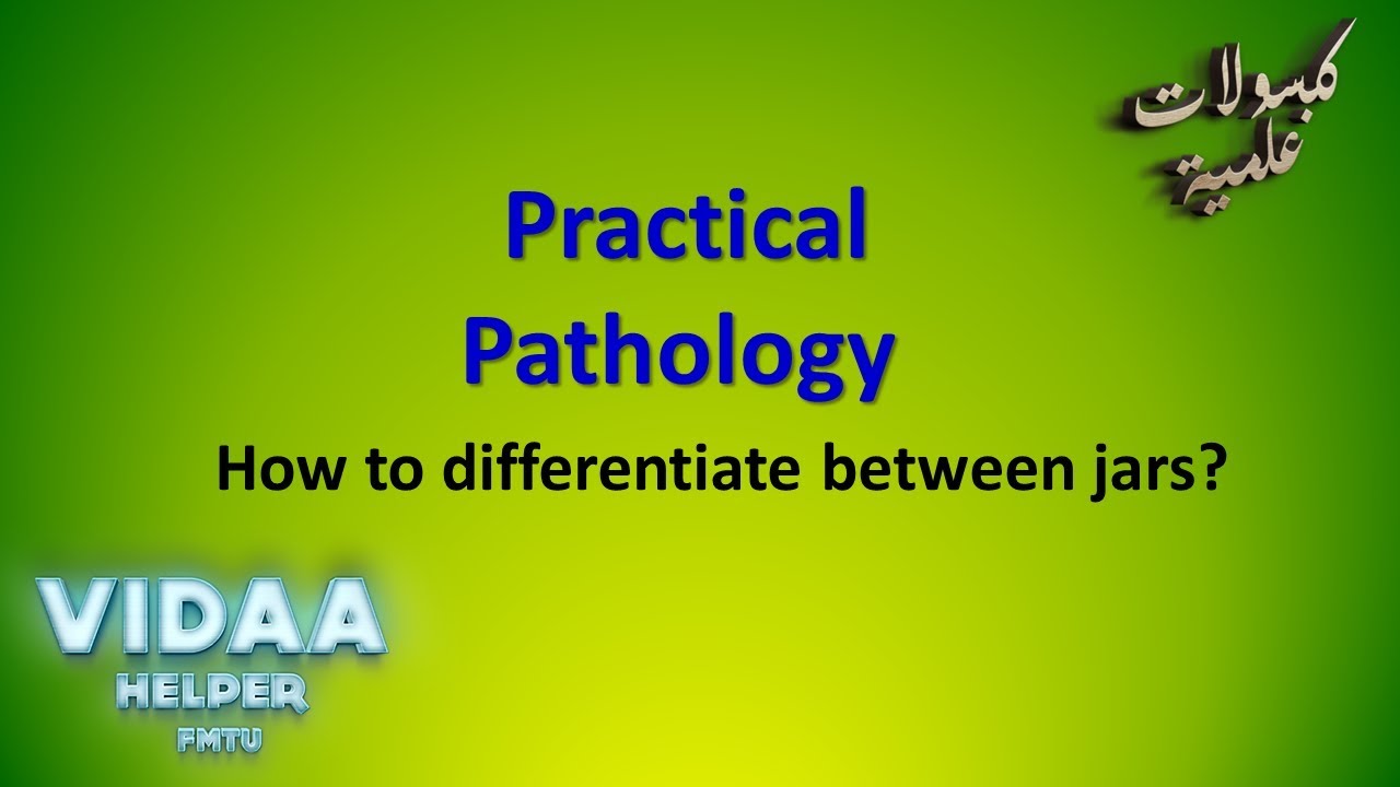 Practical Pathology - Jars - YouTube