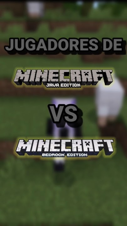 Minecraft java VS bedrock #minecraft #shorts - YouTube