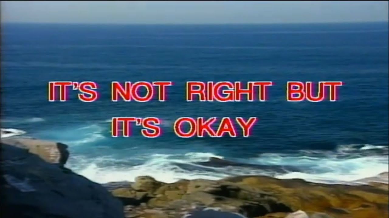 IT'S NOT RIGHT BUT IT'S OKAY - Whitney Houston - Karaoke Version ...