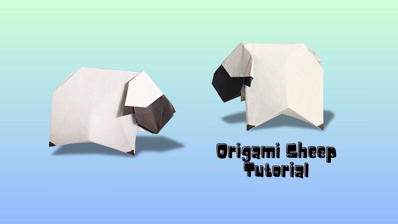 Origami Sheep Tutorial for Kids & Beginners | Fun Paper Animal Craft ...