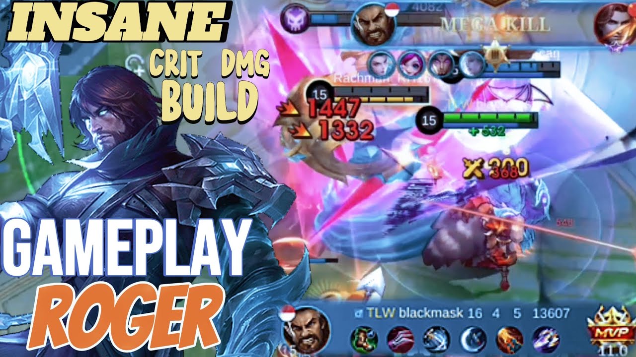 THIS BUILD IS INSANE! | ROGER WITH CRIT DMG BUILD IS SO POWERFUL ...