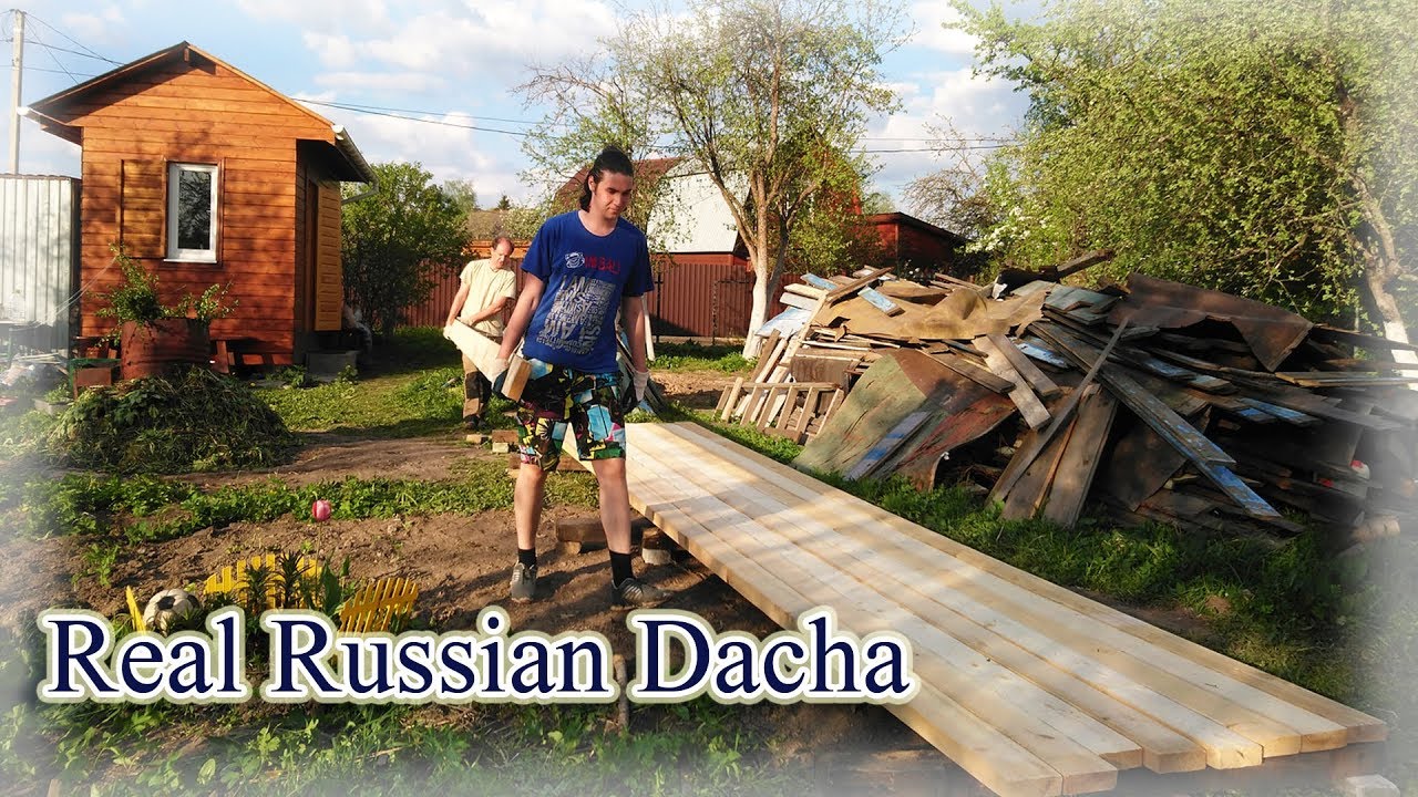 Complete change of construction plans. Real Russian dacha 2018 - YouTube