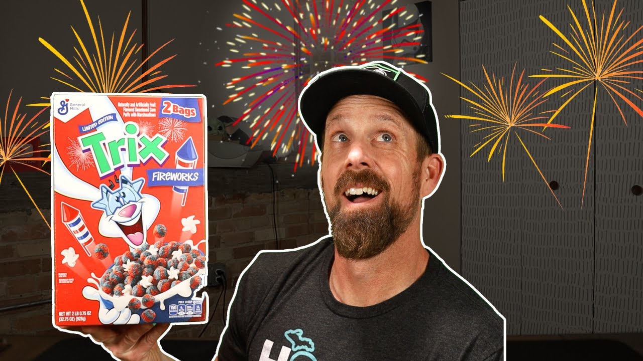 Trix Fireworks Cereal - YouTube