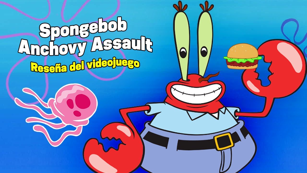Reseña BOB ESPONJA: Spongebob Anchovy Assault (Gameplay) - YouTube