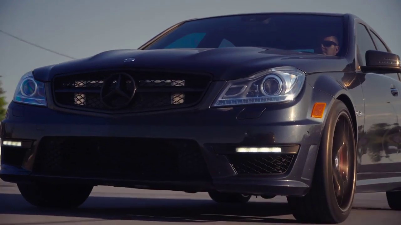 SUPERCHARGED MERCEDES C63 AMG EXHAUST SOUNDS 🚗💨🎧 - YouTube