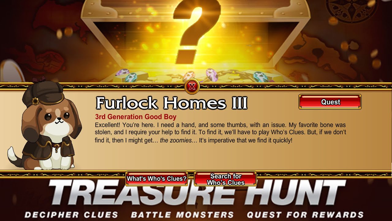 AQW NEW FURLOCK HOMES lll QUEST GIFTS l WHO'S CLUES? RUNE /JOIN ...