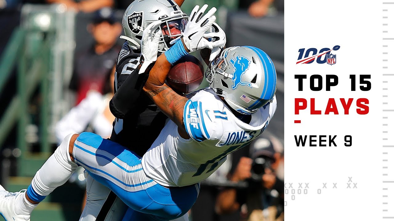 Top 15 Plays from Week 9 | NFL 2019 Highlights - YouTube