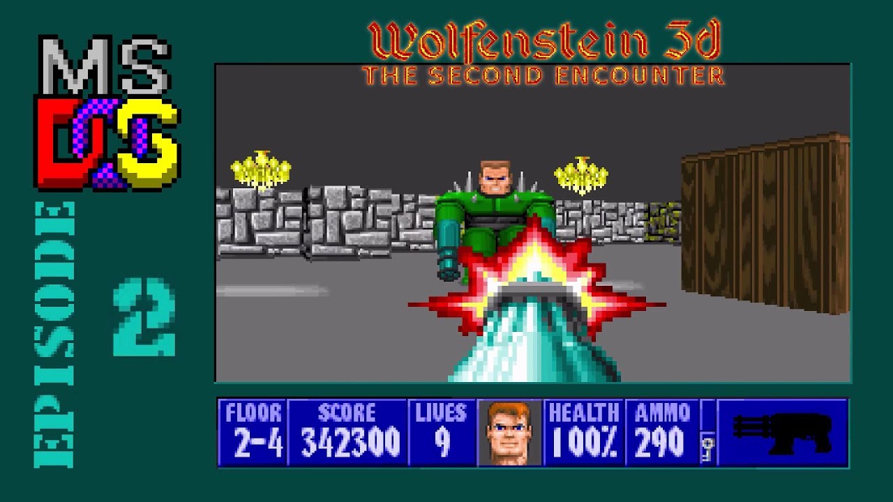 Wolfenstein 3D - The Second Encounter: Mission 2 (2020) [MS-DOS] - YouTube