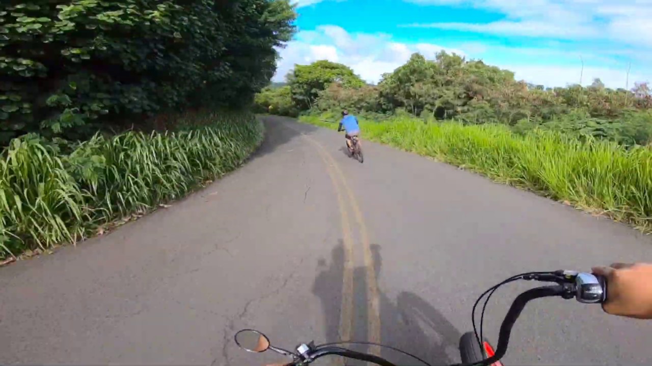 Tantalus Downhill Bike Ride (Round Top Drive) - YouTube