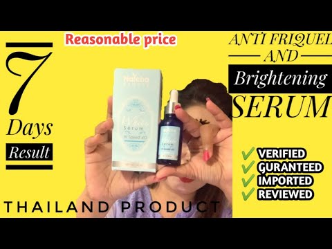 THAI NATCHA WHITENING SERUM TUTORIAL | PICK N CHOOSE |