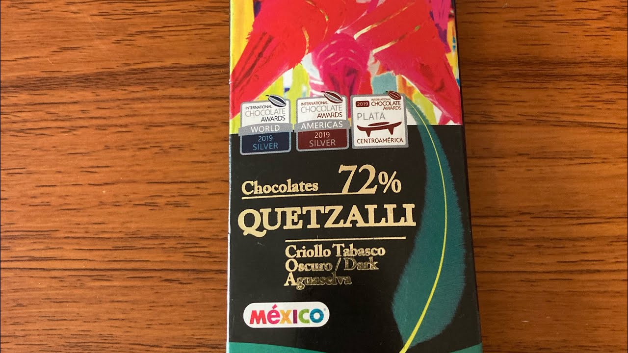 Probando chocolate Quetzalli 72% - YouTube