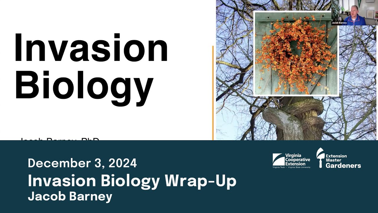 Invasion Biology Wrap-Up with Jacob Barney - YouTube