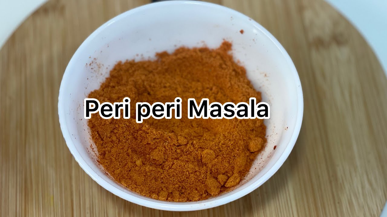 Homemade Peri peri Masala|Easy Spicy Peri peri seasoning at home|2Min ...